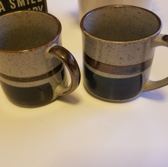 Dining | Vintage Stoneware Coffee Cups Mugs Set Of 2 | Poshmark